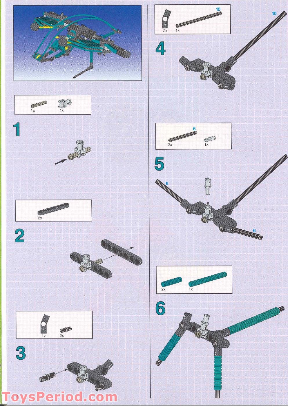 LEGO 8266 Super Challenge Instructions and Parts List