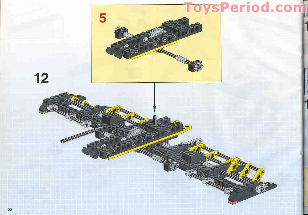 LEGO 8425 Black Hawk Instructions and Parts List