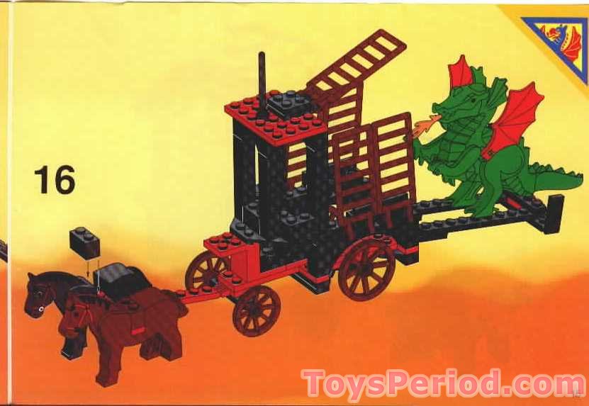 LEGO 6056 Dragon Wagon Instructions and Parts List