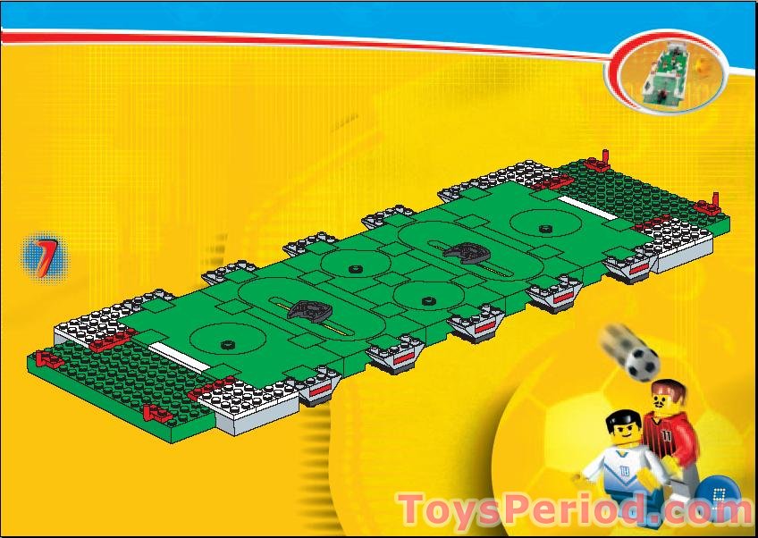 LEGO 3421 3 v 3 Shootout Instructions and Parts List