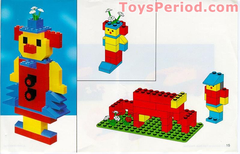 LEGO 515-1 Basic Building Set Instructions and Parts List