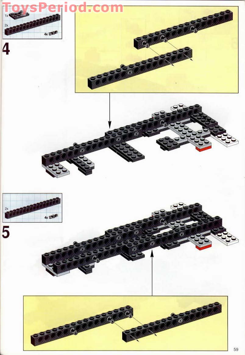 LEGO 5591 Mach II Red Bird Rig Instructions and Parts List