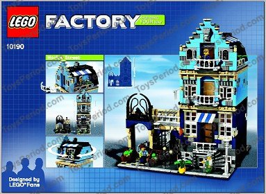 LEGO 10190 Market Street Instructions and Parts List