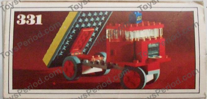 LEGO 331 Dump Truck Instructions and Parts List