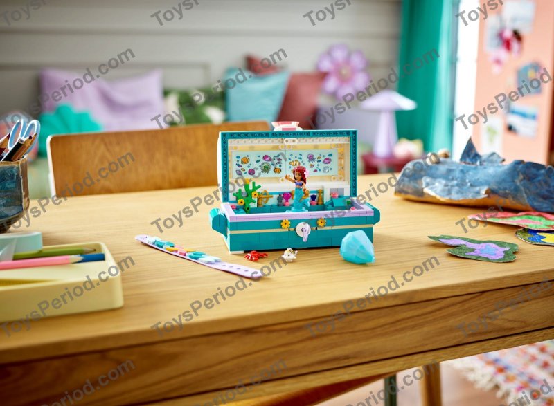 LEGO 43229 Ariel's Treasure Chest Set Parts List