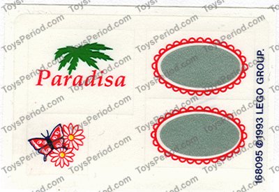 LEGO Sets with Part 6410stk01 Sticker Sheet for Set 6410 - (168095)