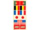 LEGO Sets with Part 939stk01 Sticker Sheet for Set 939 - Sheet 1, Flags ...
