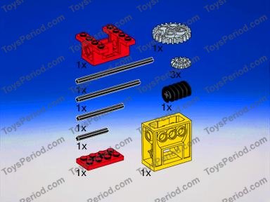 LEGO 5288 Worm Gear Boxes Set Parts List