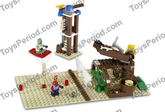 LEGO 3825 Krusty Krab Instructions and Parts List