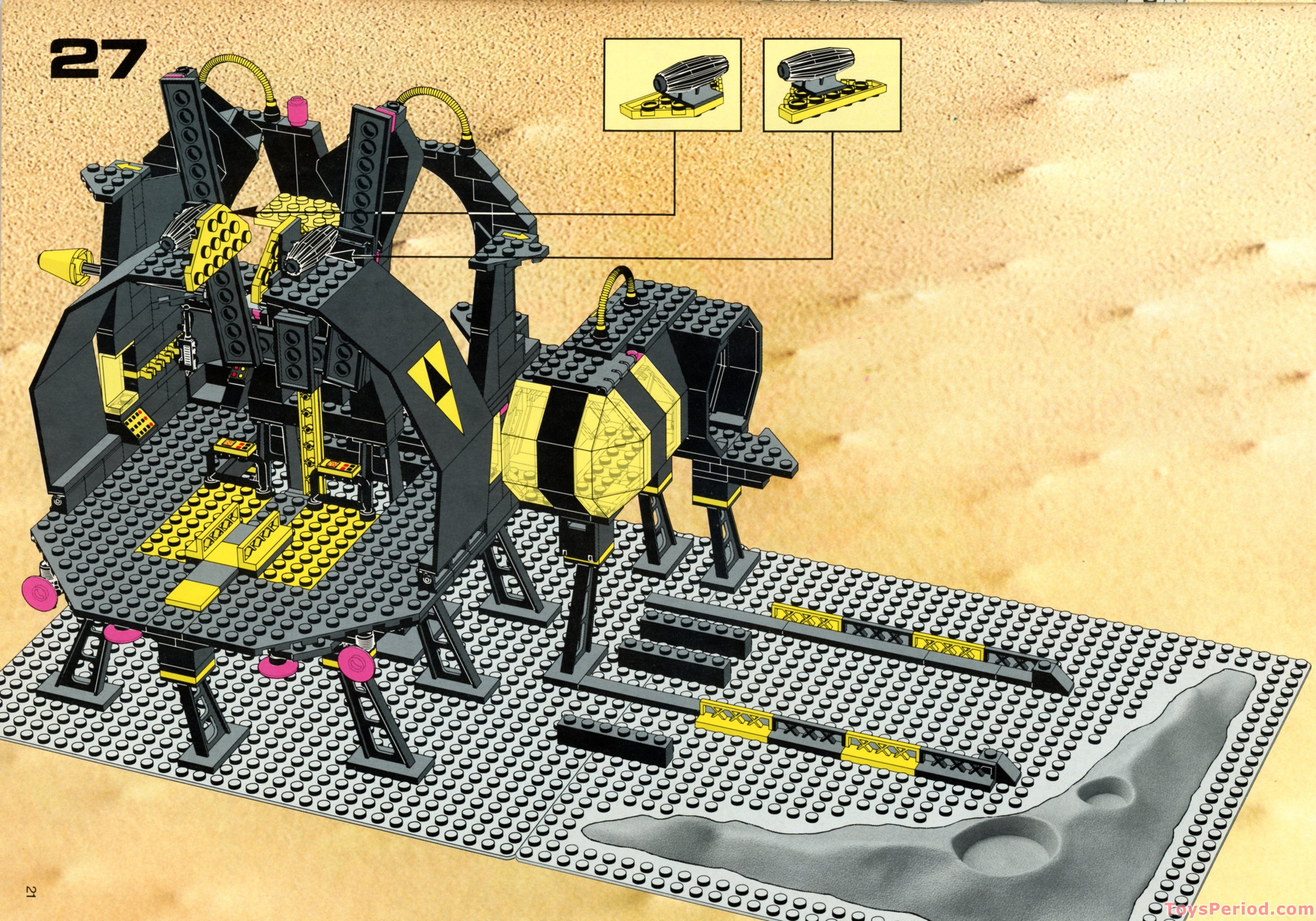 LEGO 6987 Message-Intercept Base Instructions and Parts List