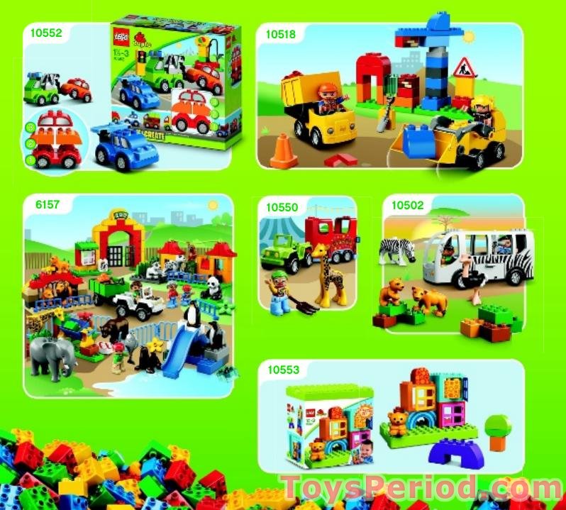 LEGO 10504 My First Circus Instructions and Parts List