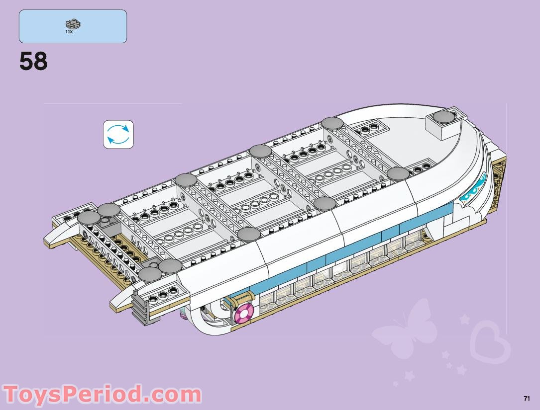 LEGO 41015 Dolphin Cruiser Instructions and Parts List