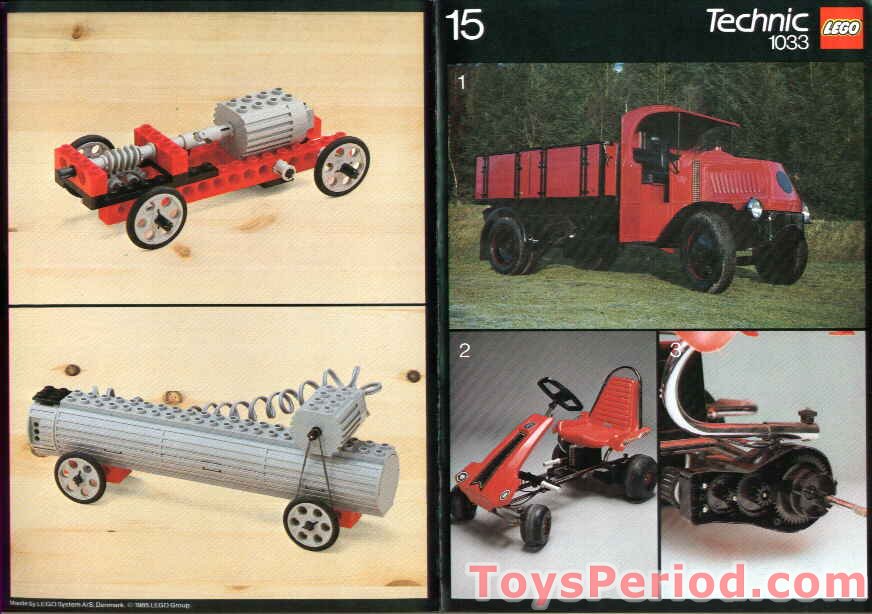 LEGO 1033 Building Instructions for Set 1032 Instructions and Parts List