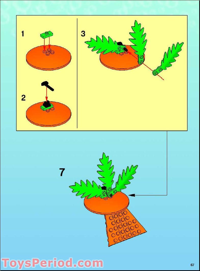 LEGO 3827 Adventures in Bikini Bottom Instructions and Parts List