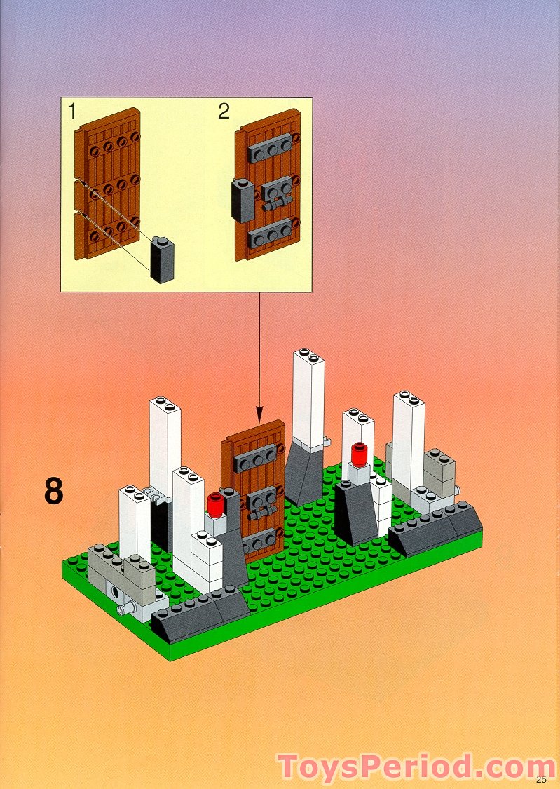 LEGO 6093 Flying Ninja Fortress Instructions and Parts List