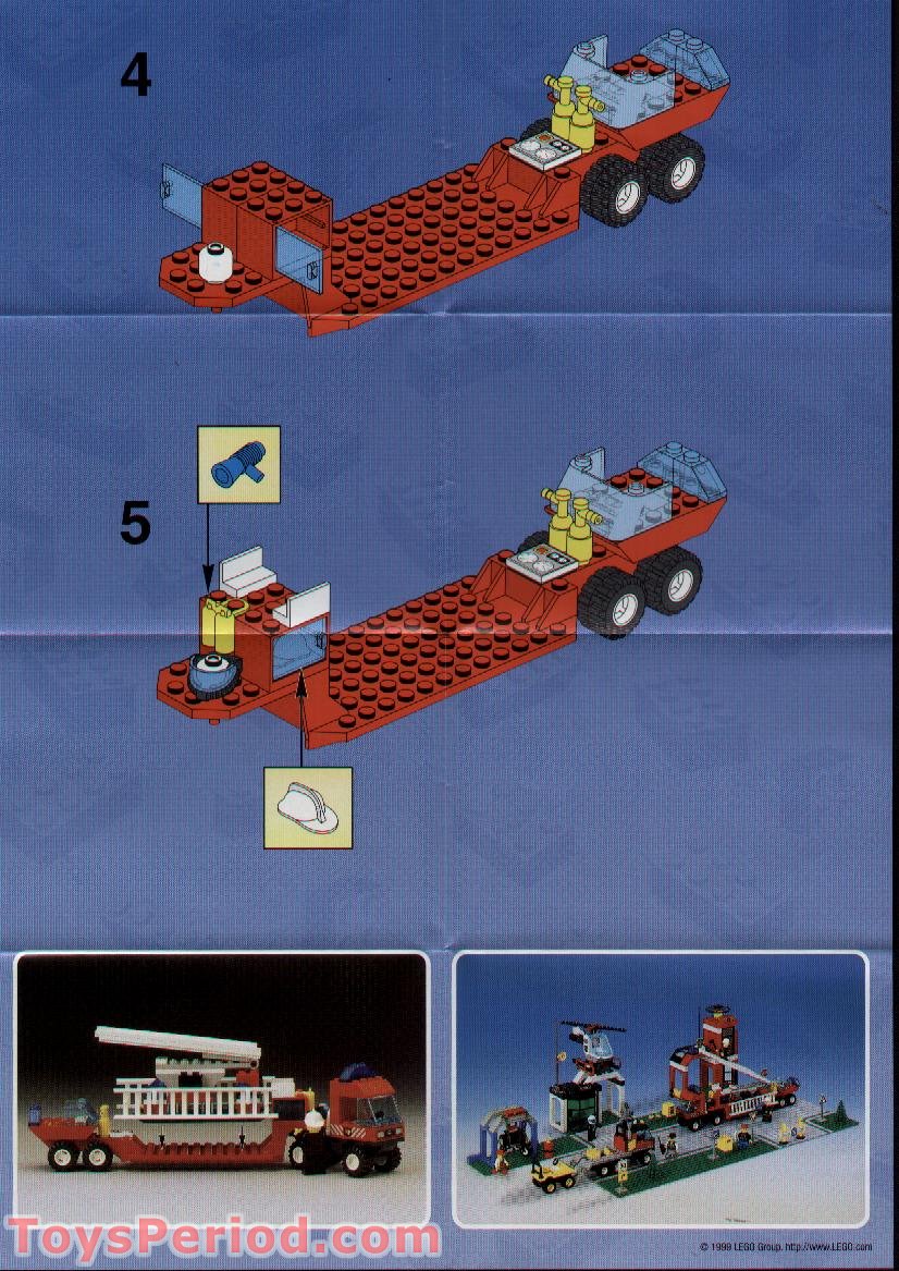 LEGO 6464 Super Rescue Complex Instructions and Parts List
