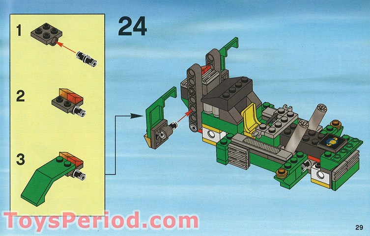 LEGO 7992 Container Stacker Instructions and Parts List