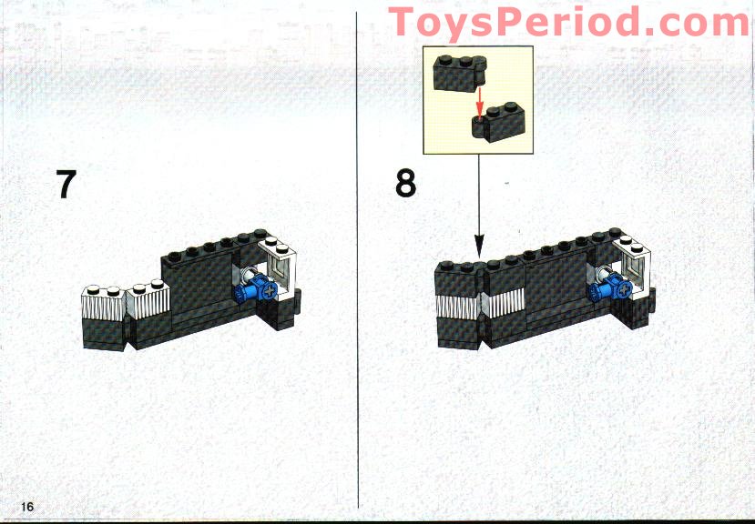 LEGO 7033 Armored Car Action Instructions and Parts List