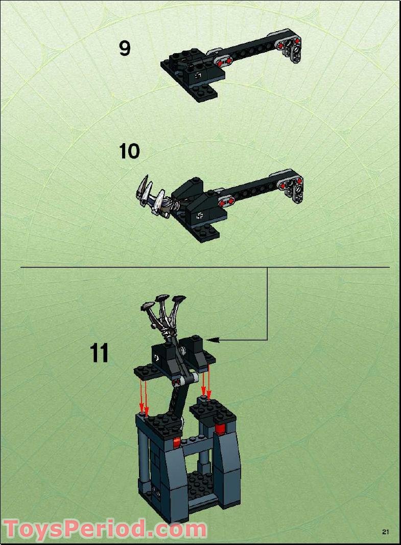 LEGO 8758 Tower of Toa Instructions and Parts List