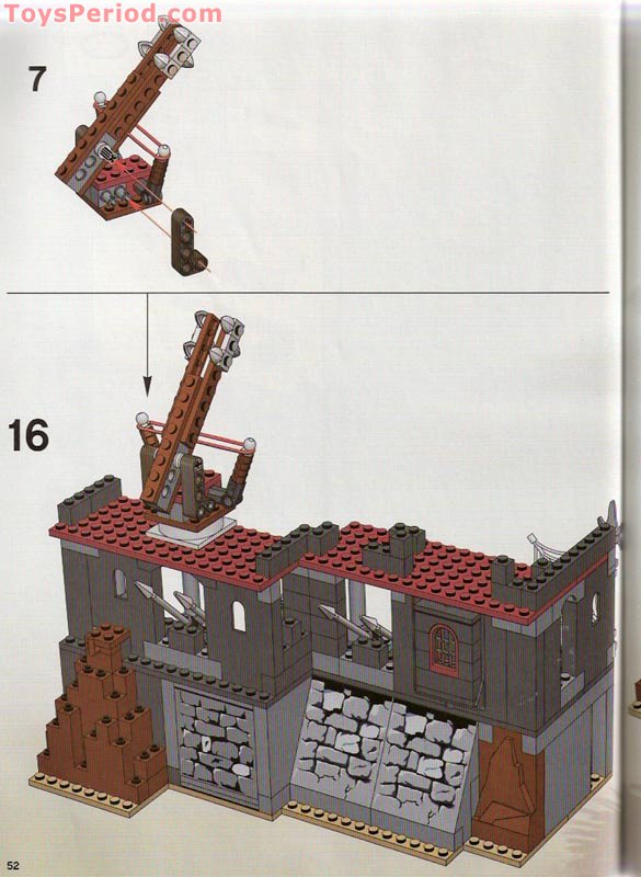 LEGO 8877 Vladek's Dark Fortress Instructions and Parts List