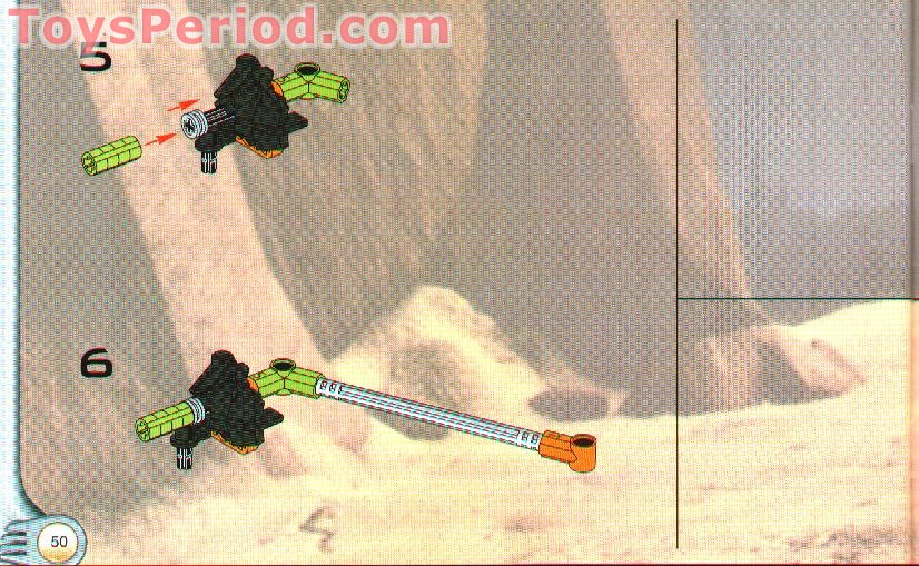 LEGO 8537 Nui-Rama Instructions and Parts List