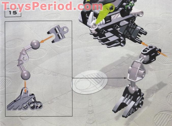 LEGO 8561 Nuhvok Instructions and Parts List