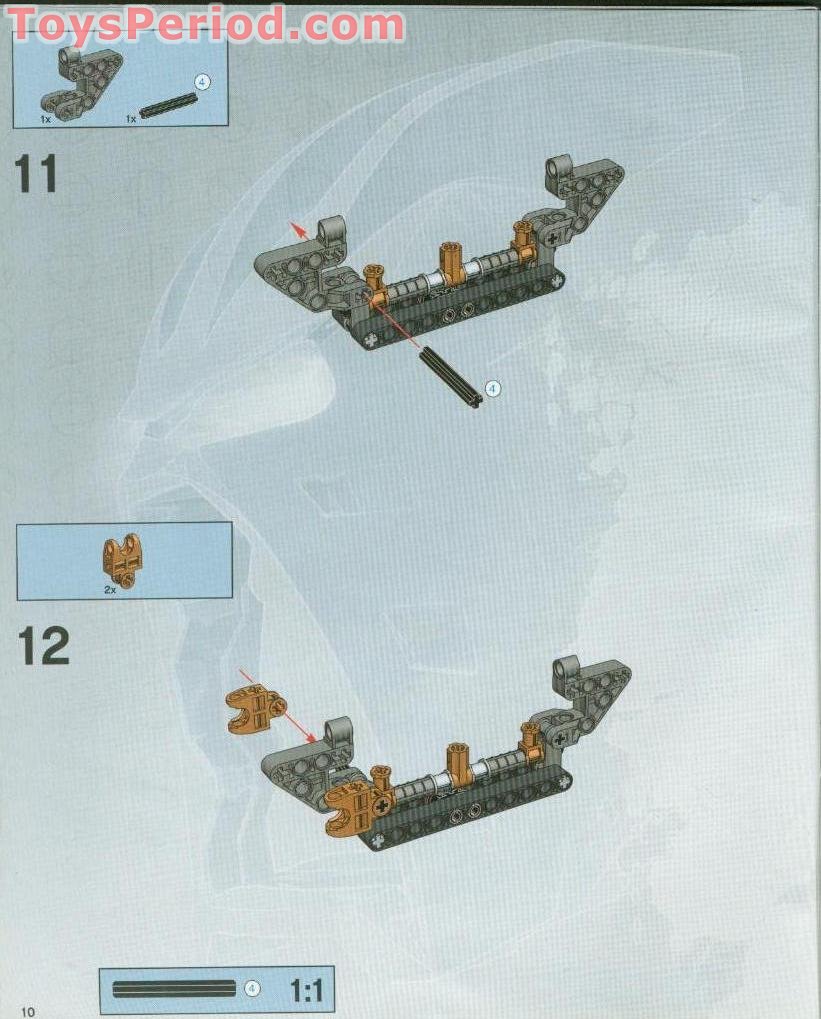 LEGO 8595 Takua and Pewku Instructions and Parts List