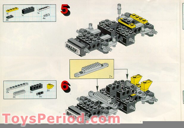 LEGO 8830 Rally 6-Wheeler Instructions and Parts List