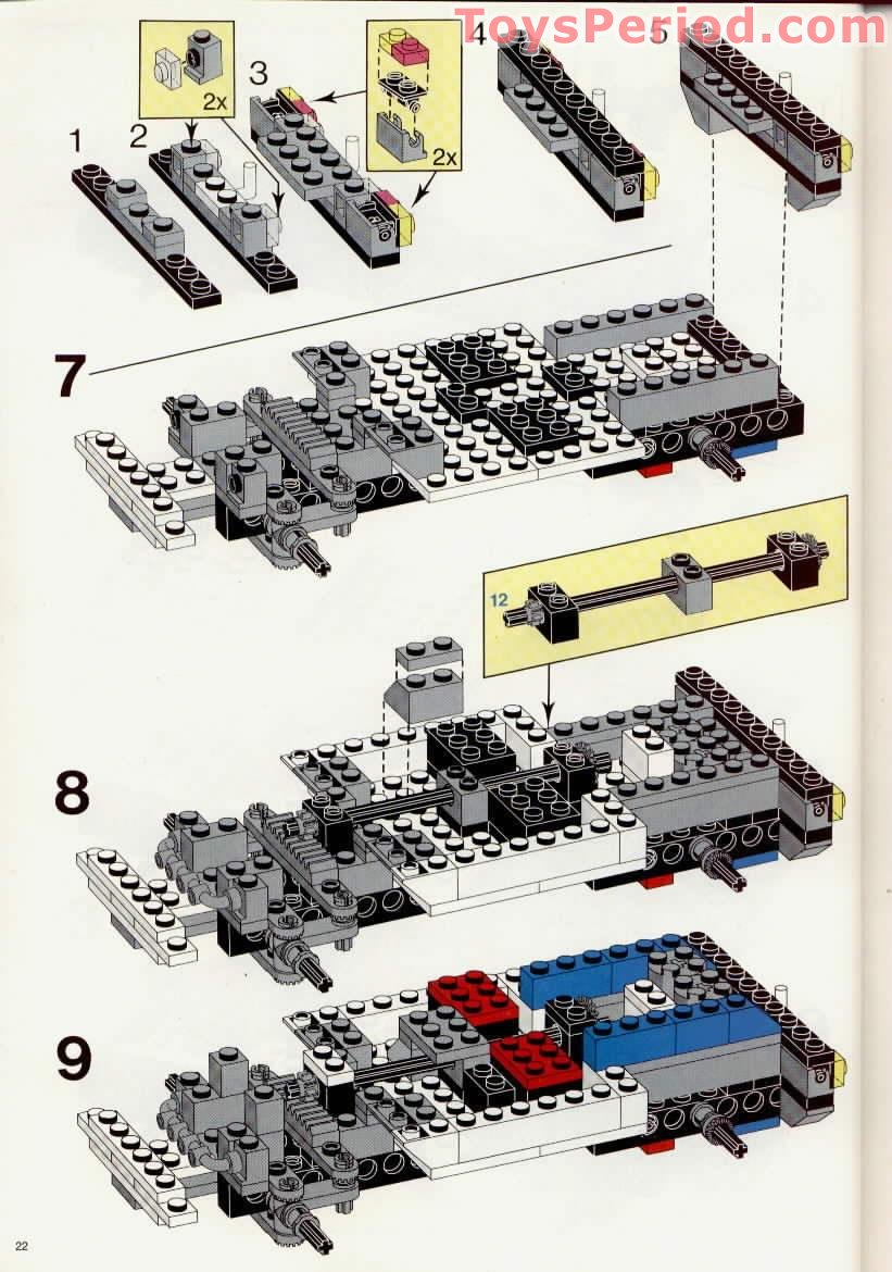 LEGO 5580 Highway Rig Instructions and Parts List