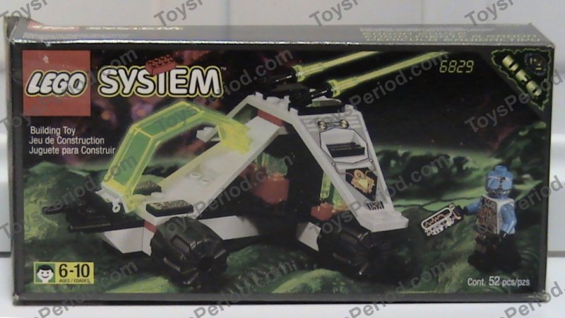 LEGO 6829 Radon Rover Instructions and Parts List