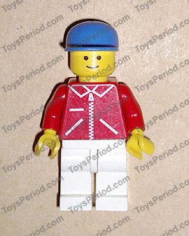 LEGO Sets with Minifigure jred022 Jacket Red with Zipper - Red Arms ...