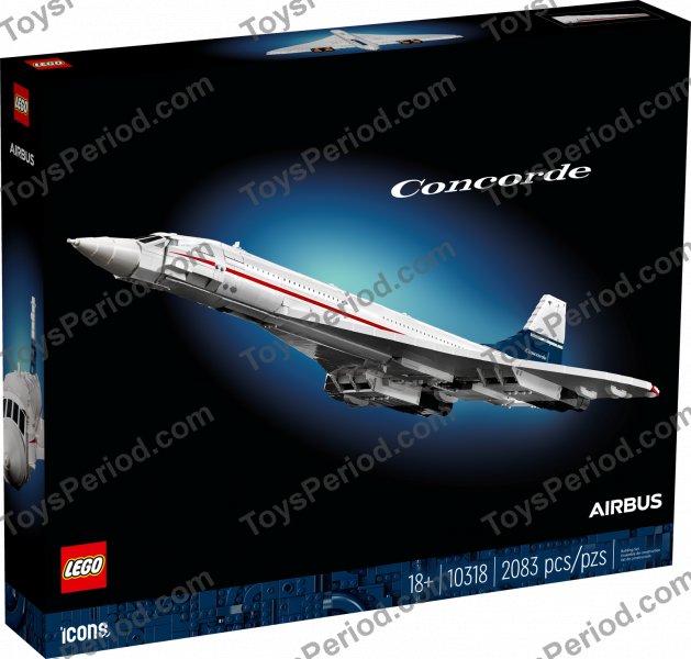 LEGO 10318 Concorde Set Parts List