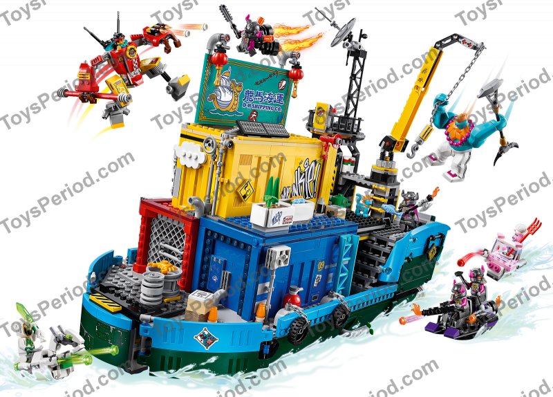 LEGO 80013 Monkie Kid's Team Secret HQ Set Parts List