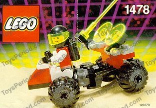 LEGO 1478 Mobile Satellite Up-Link Instructions and Parts List