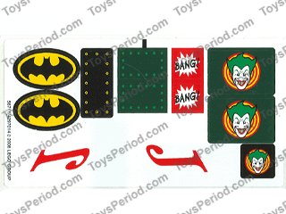 LEGO Sets with Part 7782stk01 Sticker Sheet for Set 7782 - (56711/4297014)