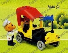 LEGO 3644 Mayor's Car Instructions and Parts List
