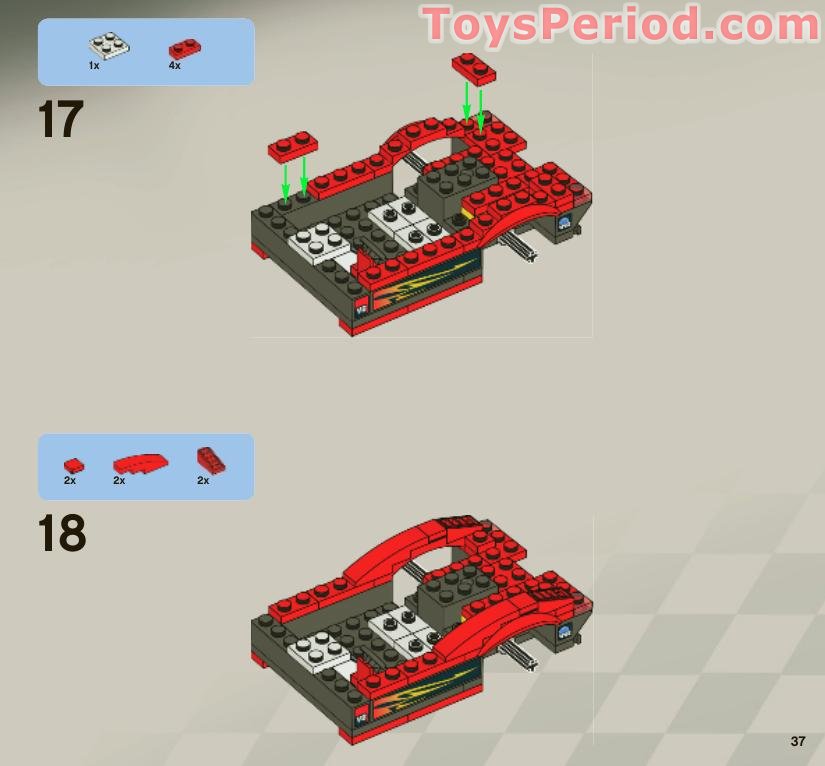 LEGO 8898 Wreckage Road Instructions and Parts List