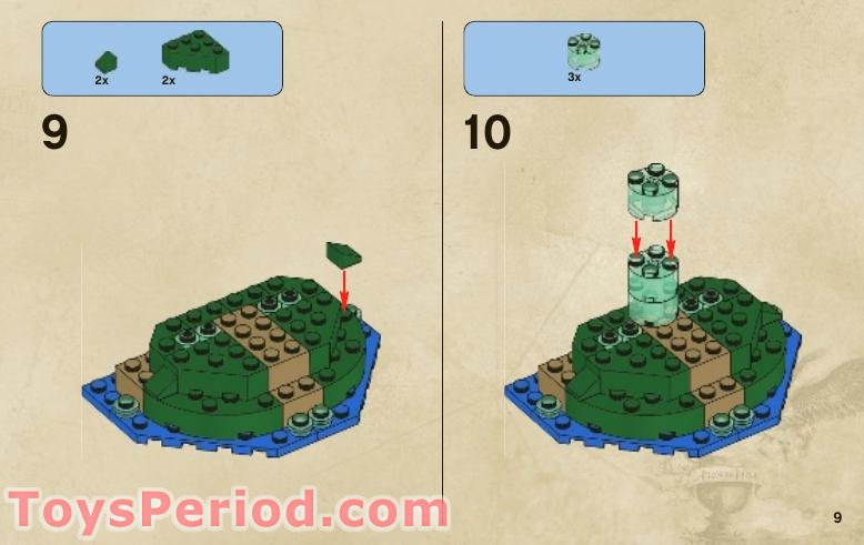 LEGO 4192 Fountain of Youth Instructions and Parts List