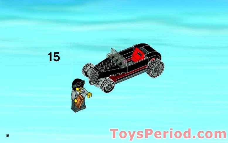 LEGO 4438 Robber's Hideout Instructions and Parts List