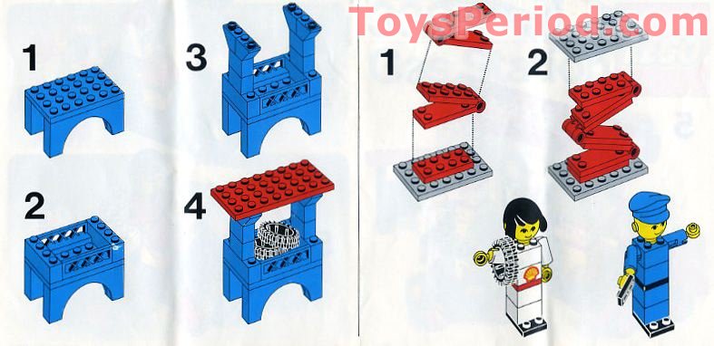 LEGO 330-2 Gas Station Instructions and Parts List
