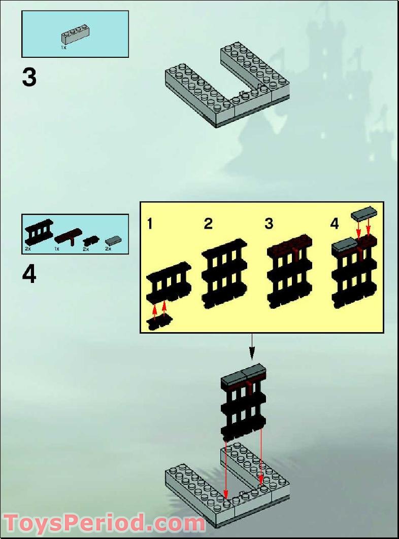 LEGO 10176 Royal King's Castle Instructions and Parts List