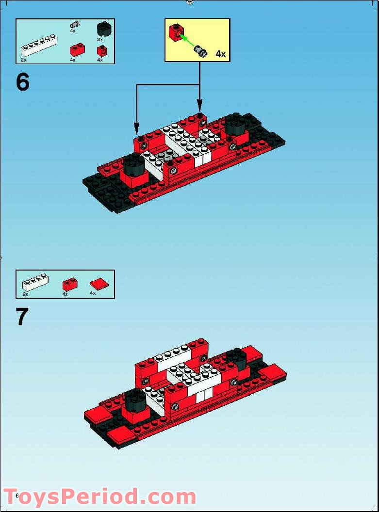 LEGO 10183 Hobby Train Set Instructions and Parts List