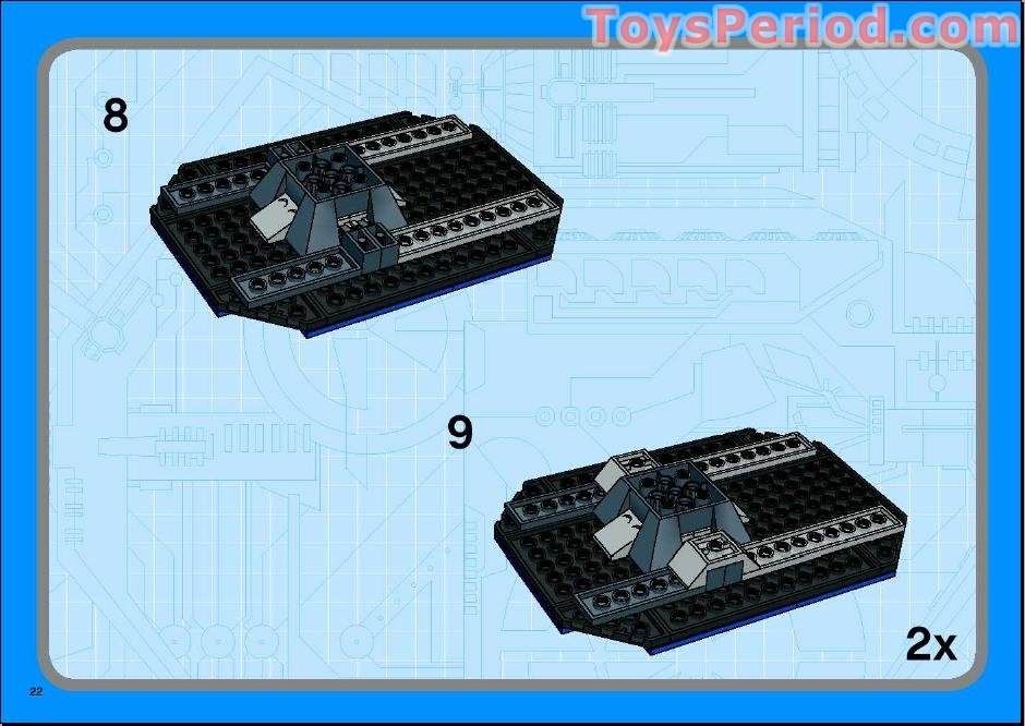 LEGO 10131 TIE Collection Instructions and Parts List