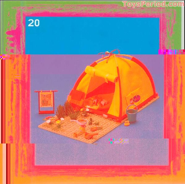 LEGO 3143 Camping Trip Instructions and Parts List