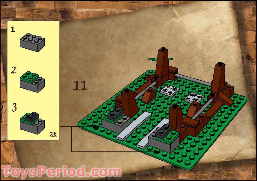 LEGO 4727 Aragog in the Dark Forest Instructions and Parts List