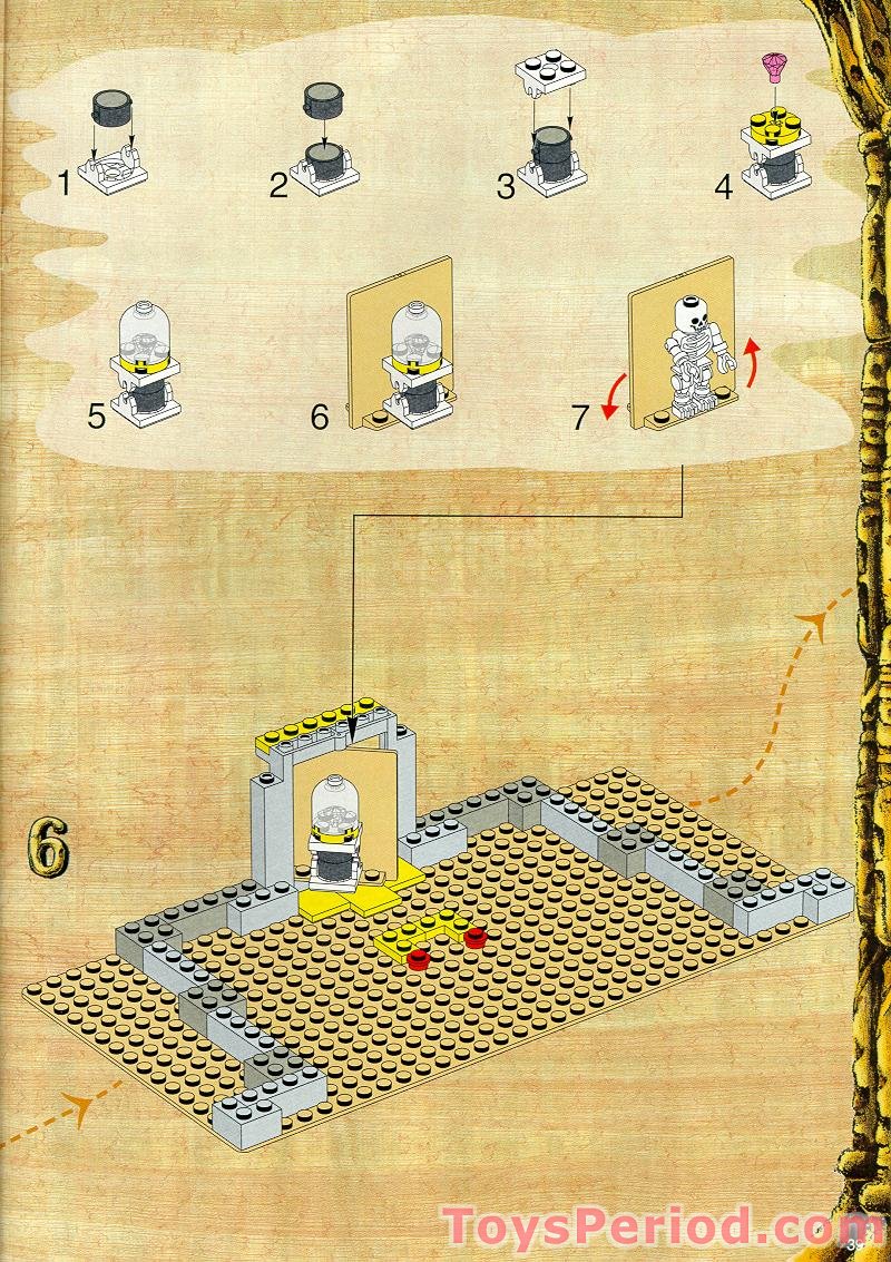 LEGO 5988 Pharaoh's Forbidden Ruins Instructions and Parts List