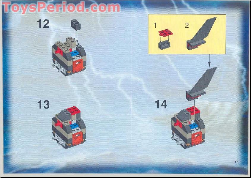 LEGO 6776 Ogel Control Center Instructions and Parts List