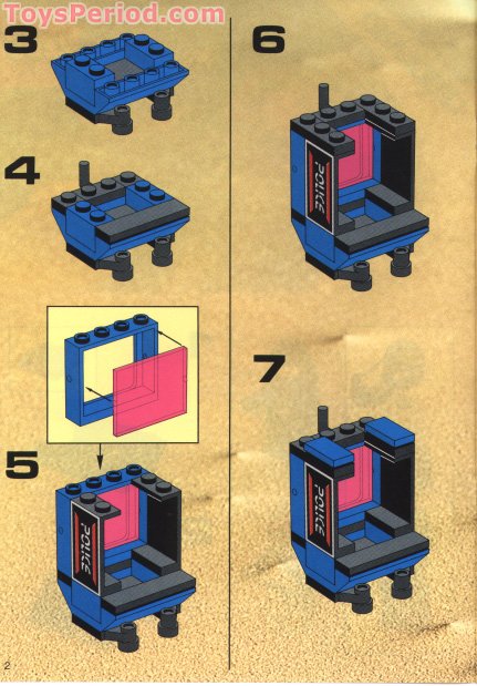 LEGO 6895 Spy-Trak I Instructions and Parts List