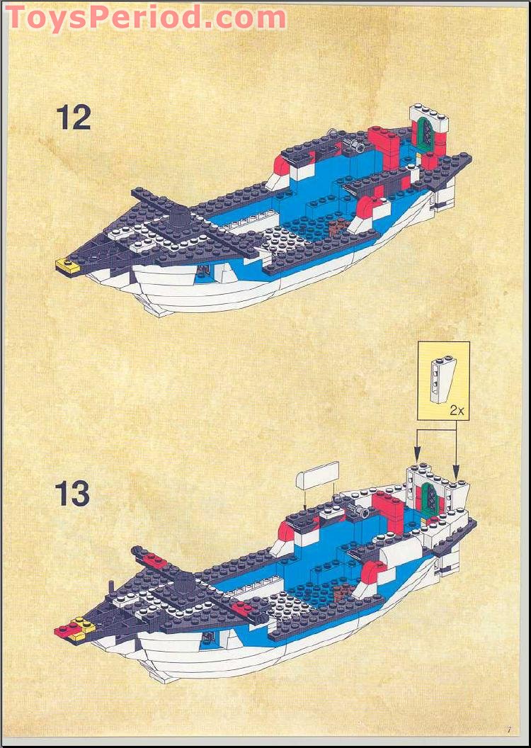 LEGO 6291 Armada Flagship Instructions and Parts List
