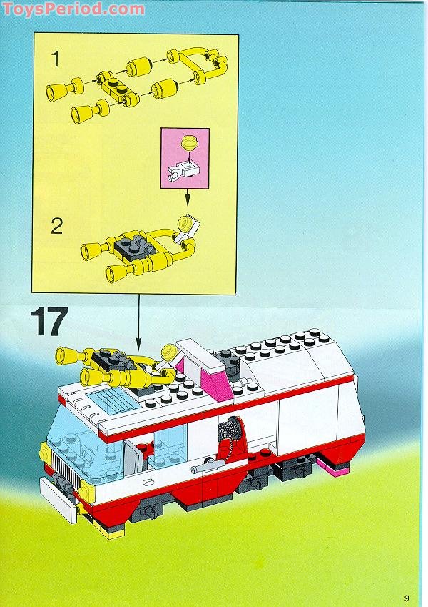 LEGO 6440 Jetport Fire Squad Instructions and Parts List